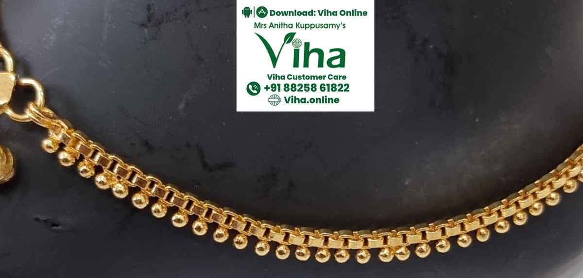Impon Anklets | Impon Payal | 9.5"inches – Viha Online
