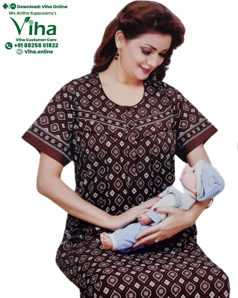 Feeding Nighty - Free Size – Viha Online