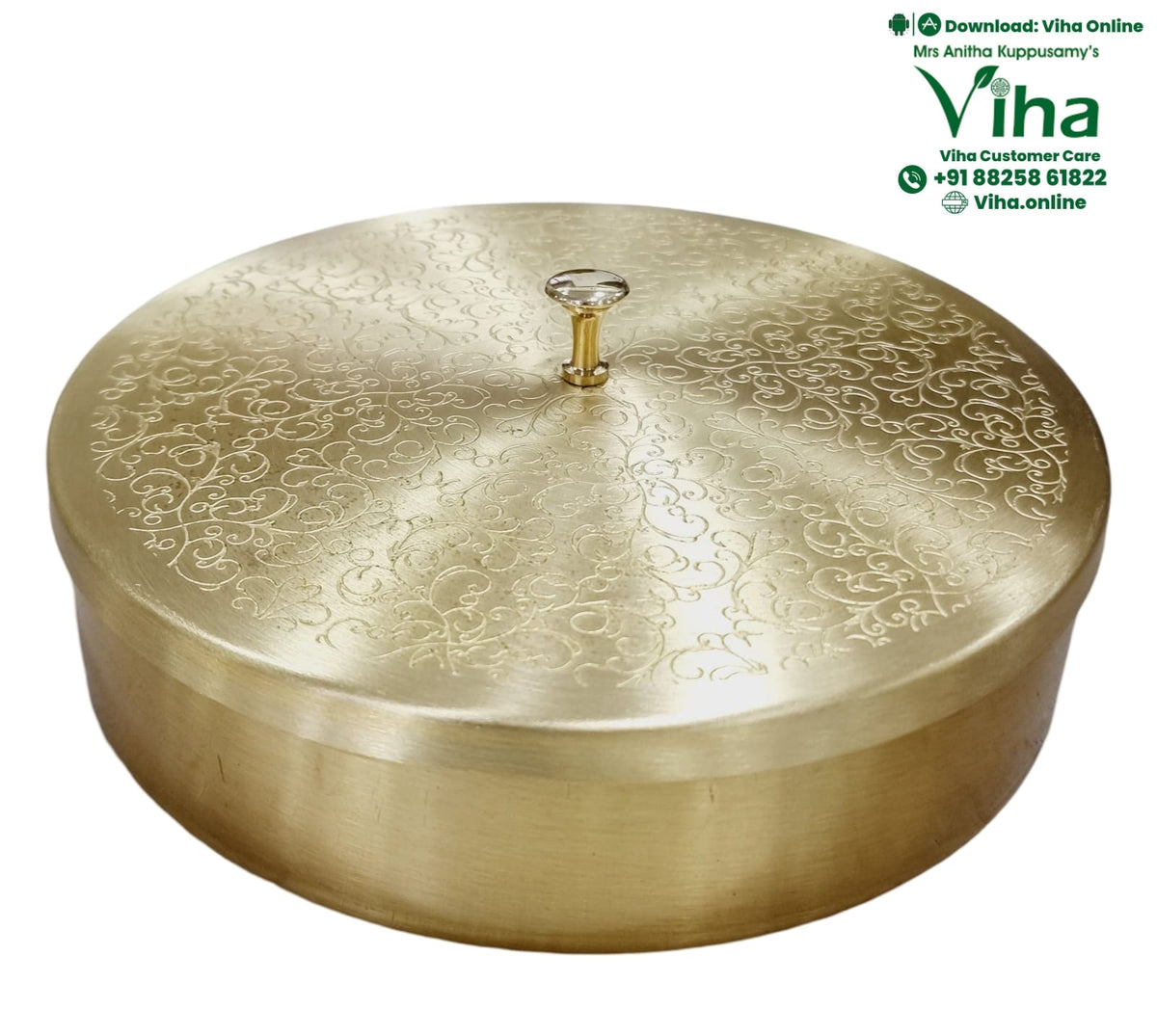 Anjarai Petti | Spice Box - Premium Quality Brass – Viha Online