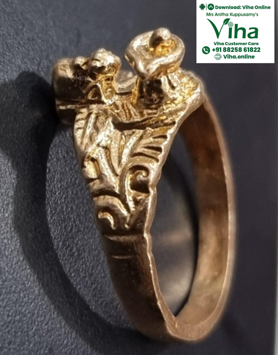 Impon Shivling Nandi Ring – Viha Online