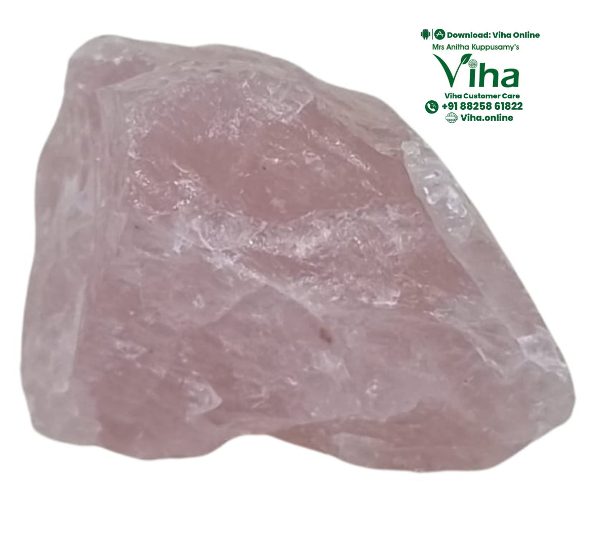 Rose Quartz Rough Stone – Viha Online