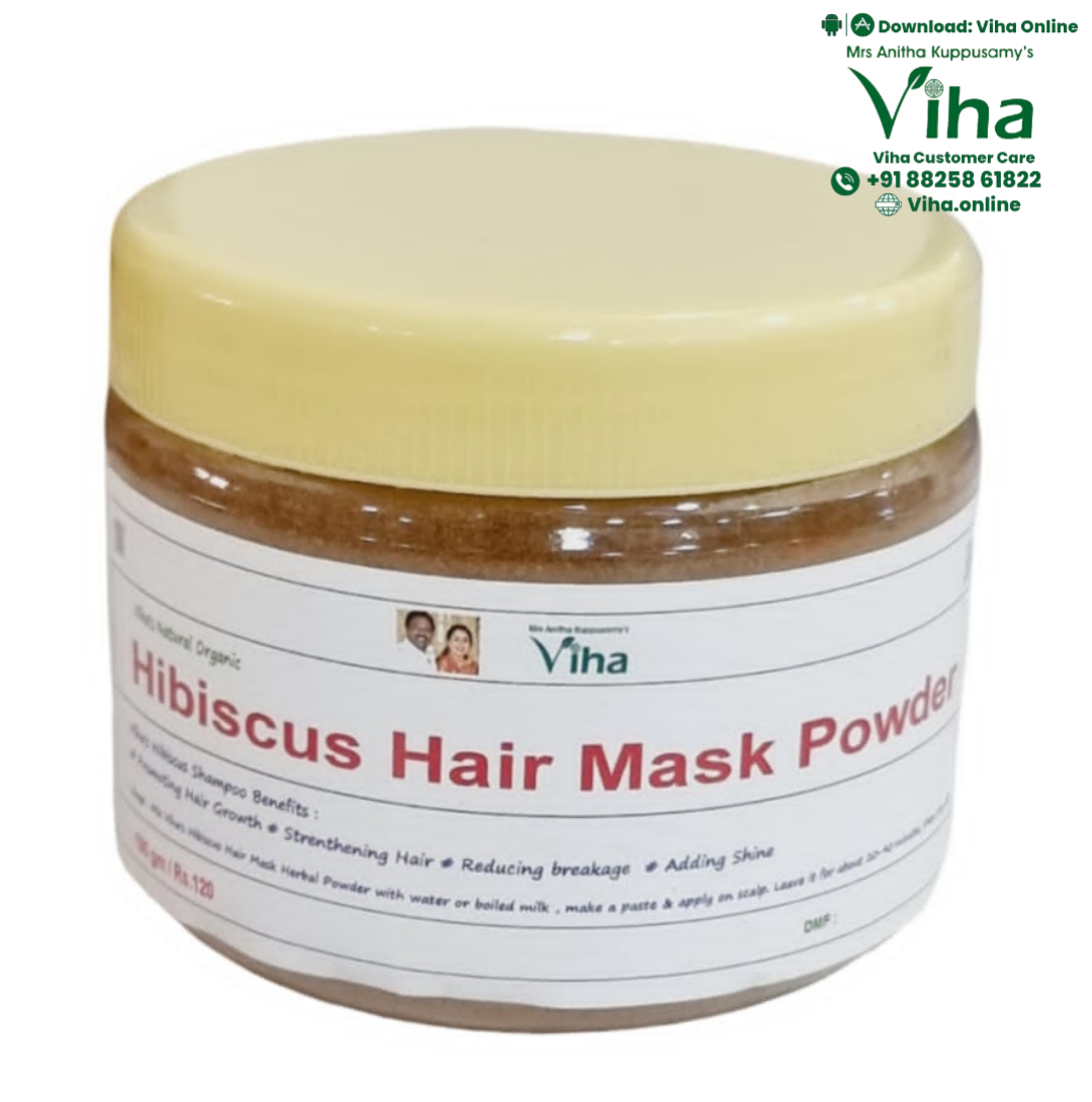 Hibiscus Hair Mask Powder – Viha Online