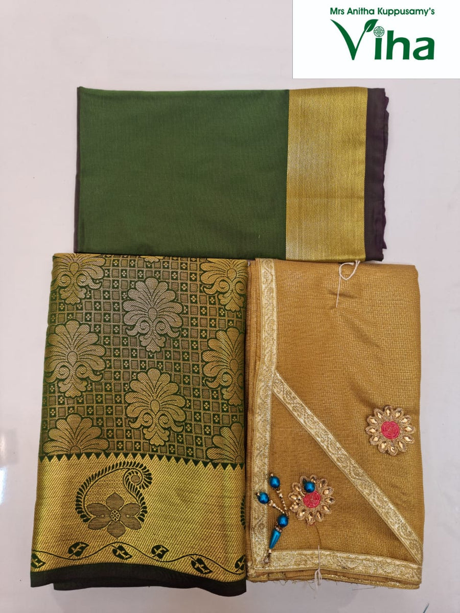 Apoorva Silk Half Saree Set – Viha Online