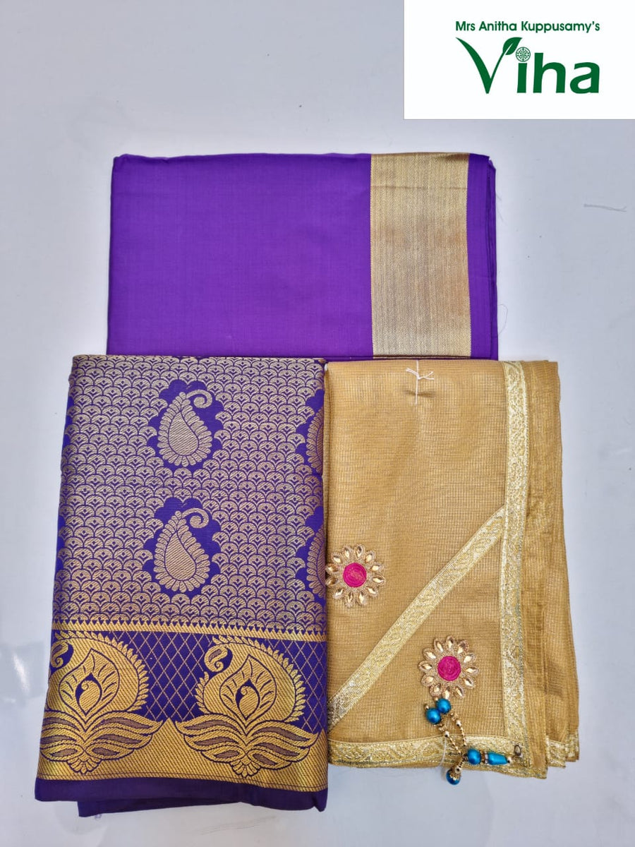 Apoorva Silk Half Saree Set – Viha Online