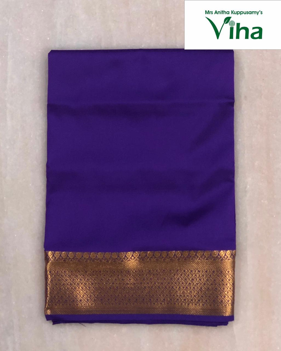 Cotton Silk Blouse Bit With Border (1 Metre) – Viha Online