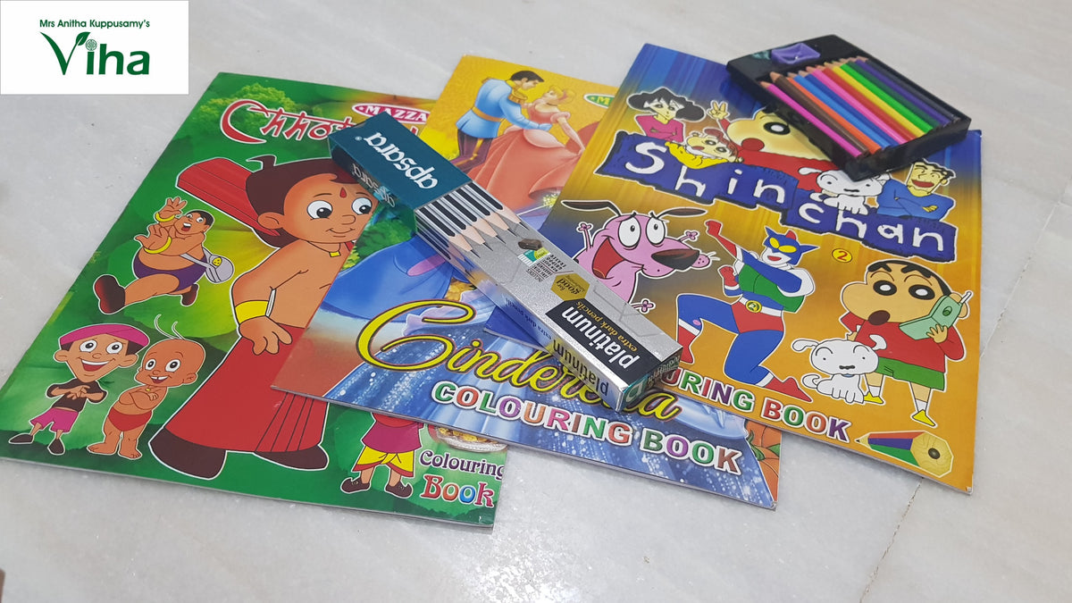 Colouring Book Set - No - 17 – Viha Online