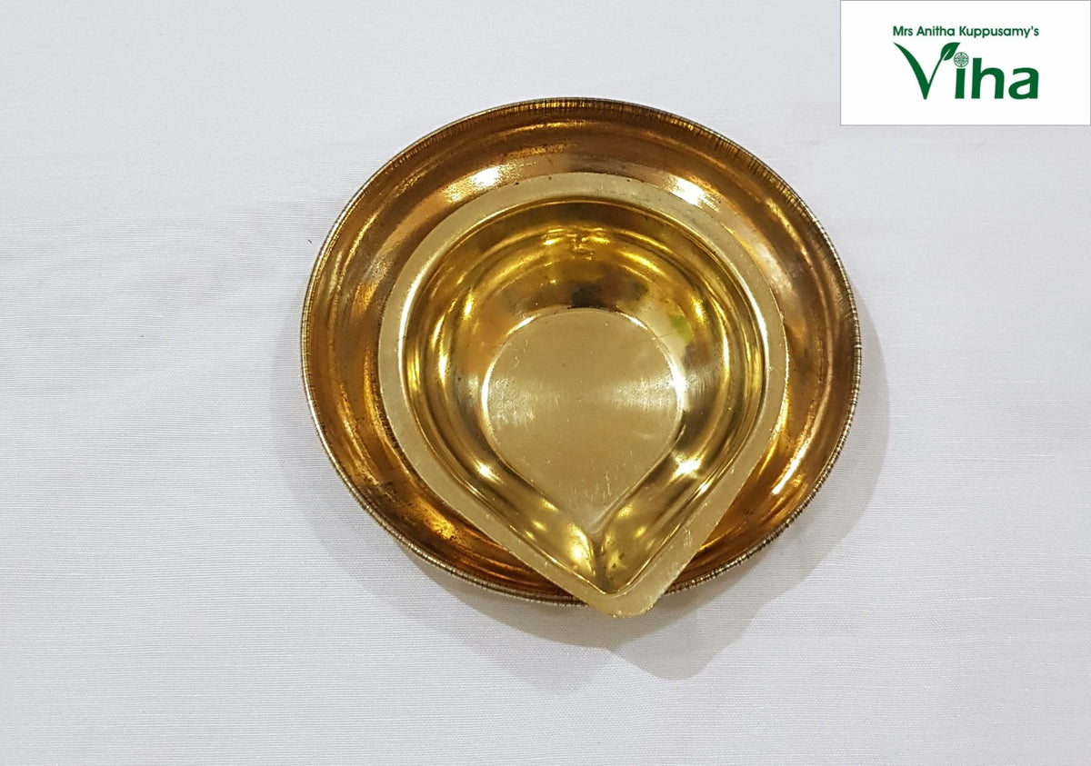 Vilakku Plate (27 Plates) / Lamp Plate – Viha Online