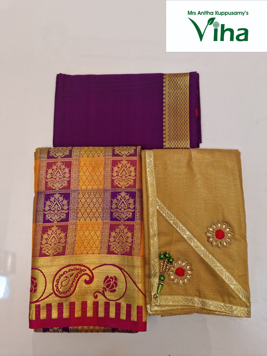 Apoorva Silk Half Saree Set – Viha Online