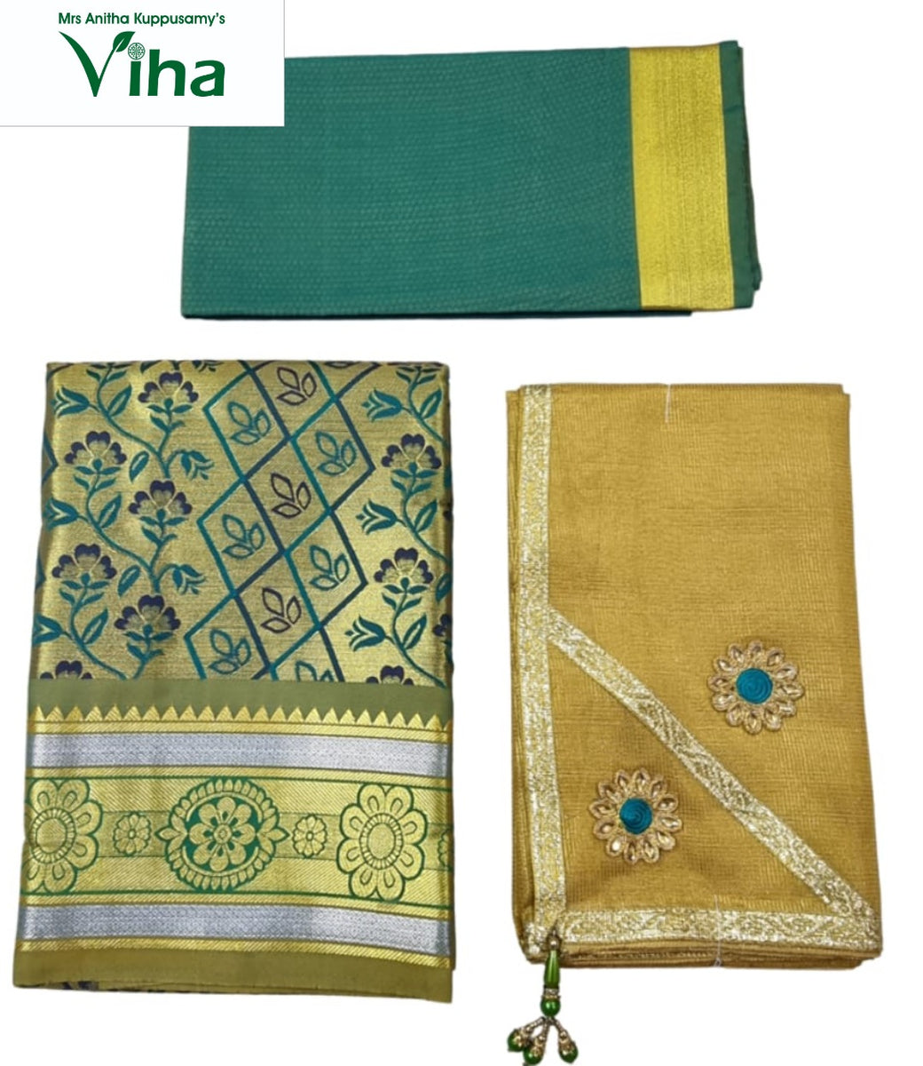 Apoorva Silk Half Saree Set – Viha Online