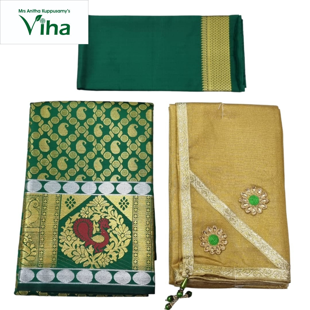 Apoorva Silk Half Saree Set – Viha Online