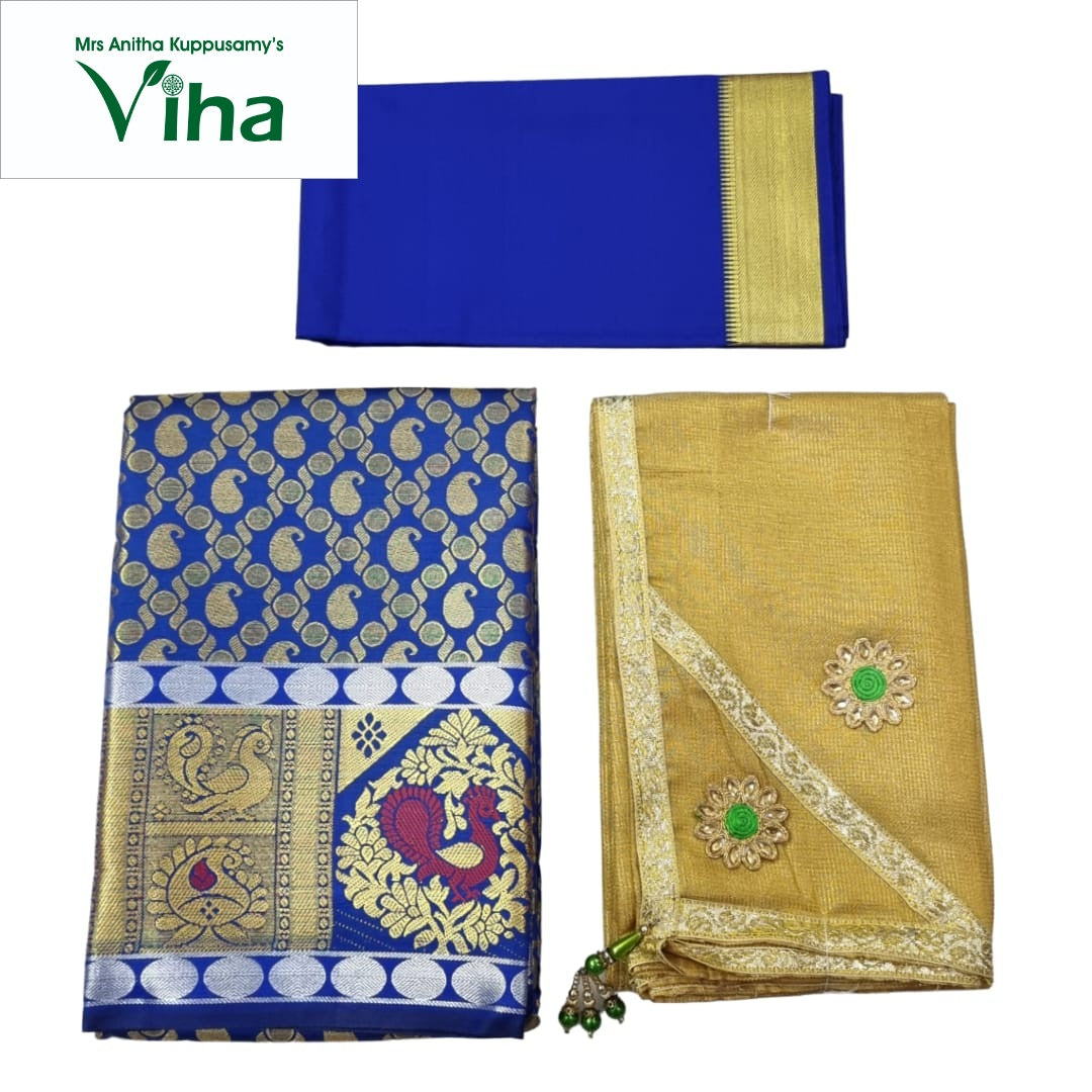 Apoorva Silk Half Saree Set – Viha Online