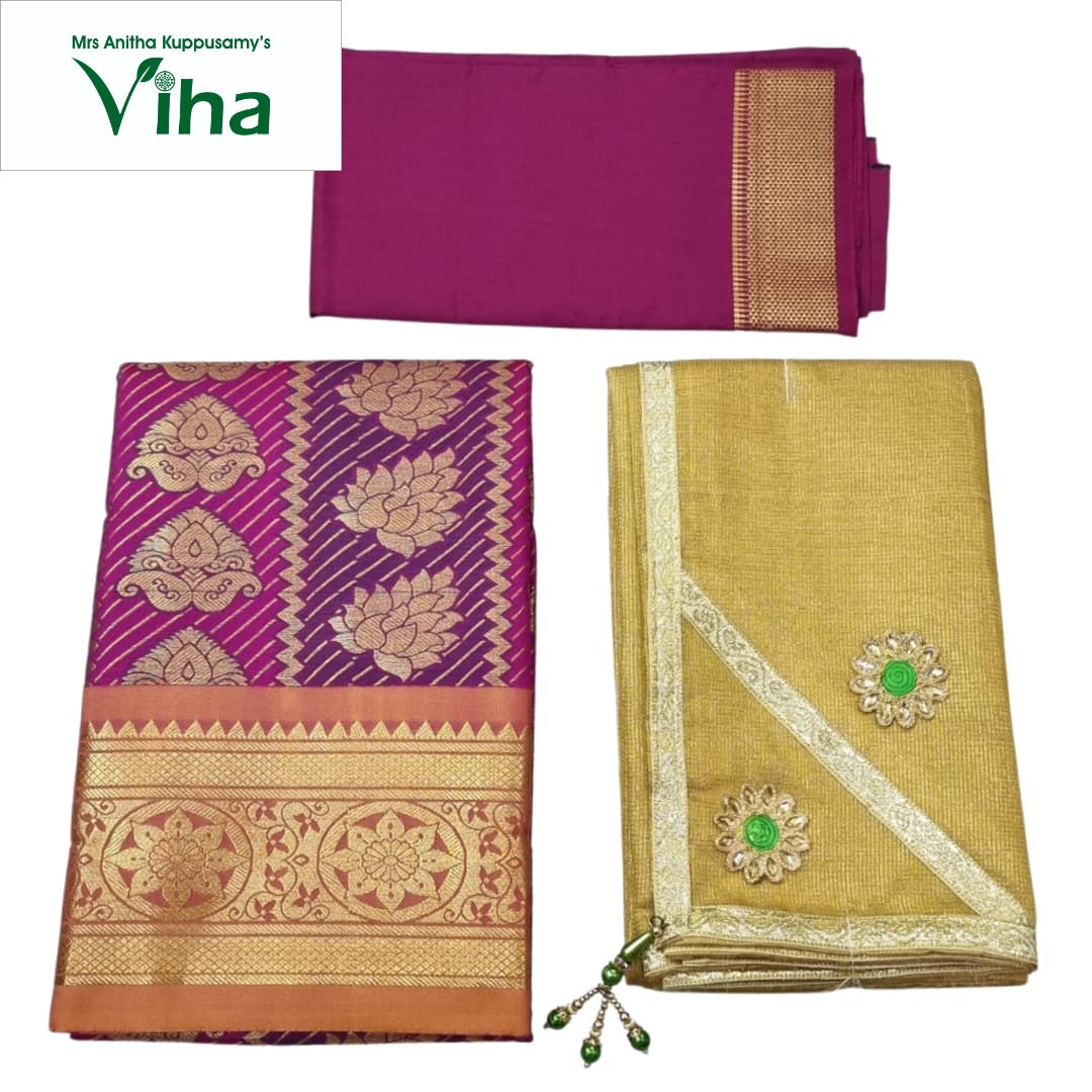 Apoorva Silk Half Saree Set – Viha Online