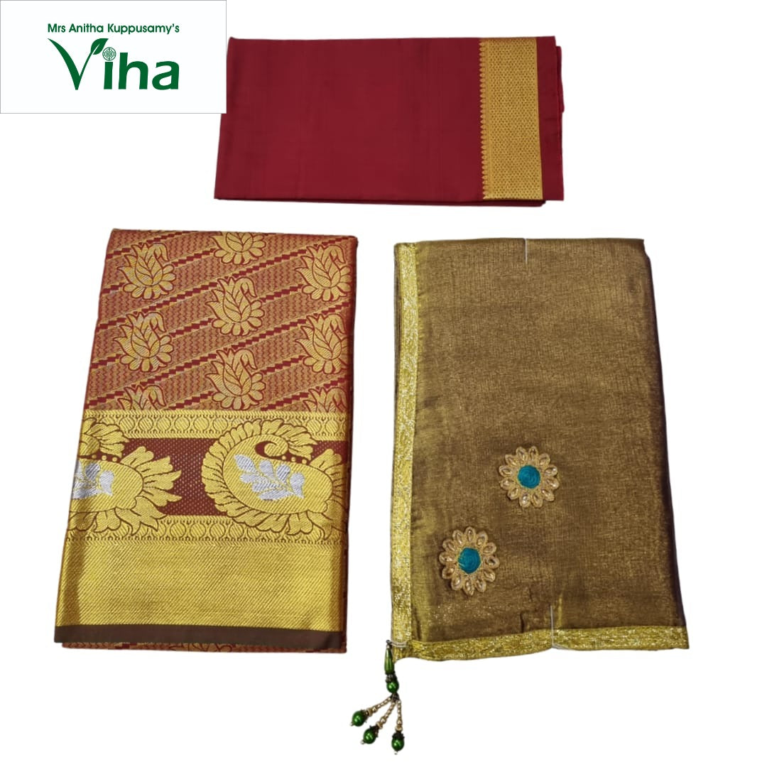 Apoorva Silk Half Saree Set – Viha Online