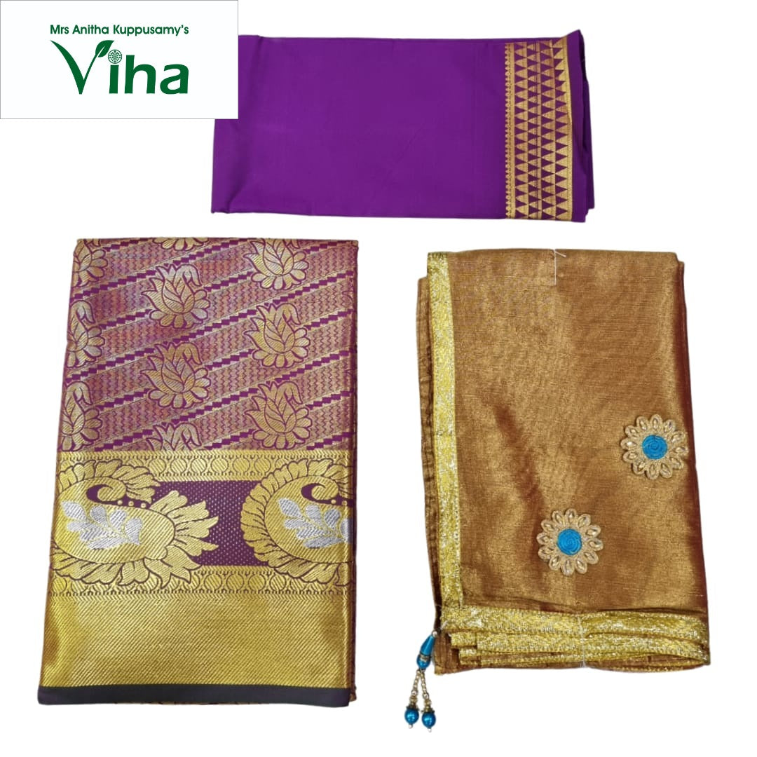 Apoorva Silk Half Saree Set – Viha Online