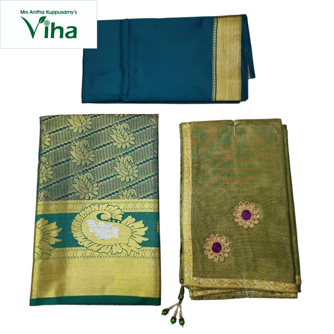 Apoorva Silk Half Saree Set – Viha Online