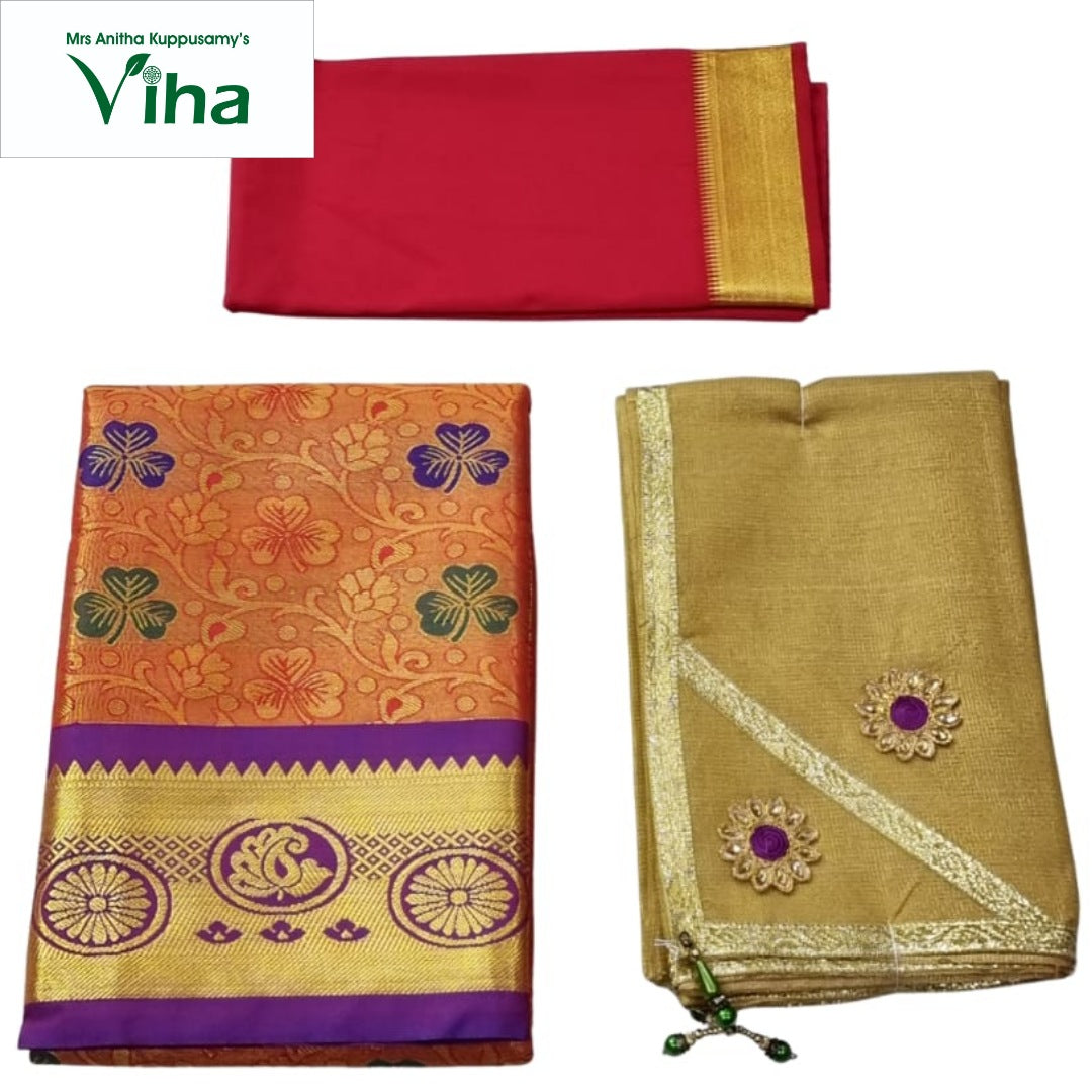 Apoorva Silk Half Saree Set – Viha Online