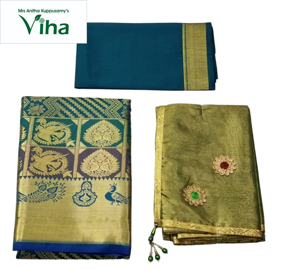 Apoorva Silk Half Saree Set – Viha Online