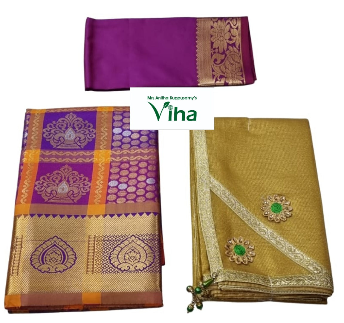 Apoorva Silk Half Saree Set – Viha Online