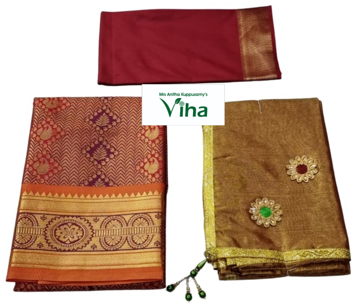 Apoorva Silk Half Saree Set – Viha Online