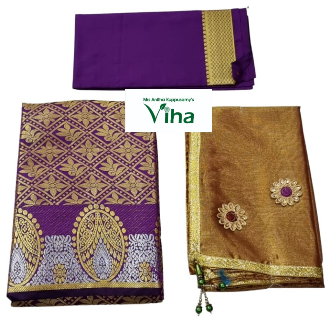 Apoorva Silk Half Saree Set – Viha Online