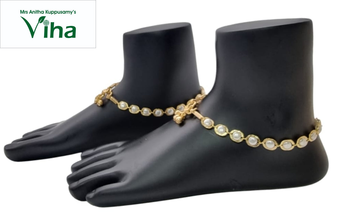 Impon | Anklets | Impon Payal | Size - 10"inches – Viha Online
