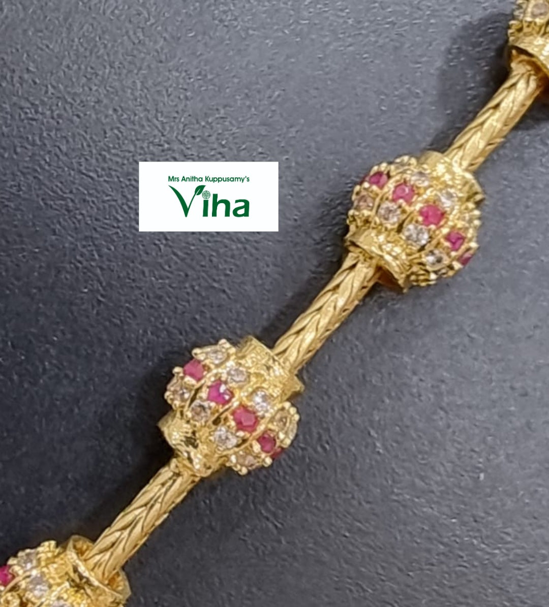 Impon Mugappu Chain | Impon Jewellery | Panchalohaha – Viha Online