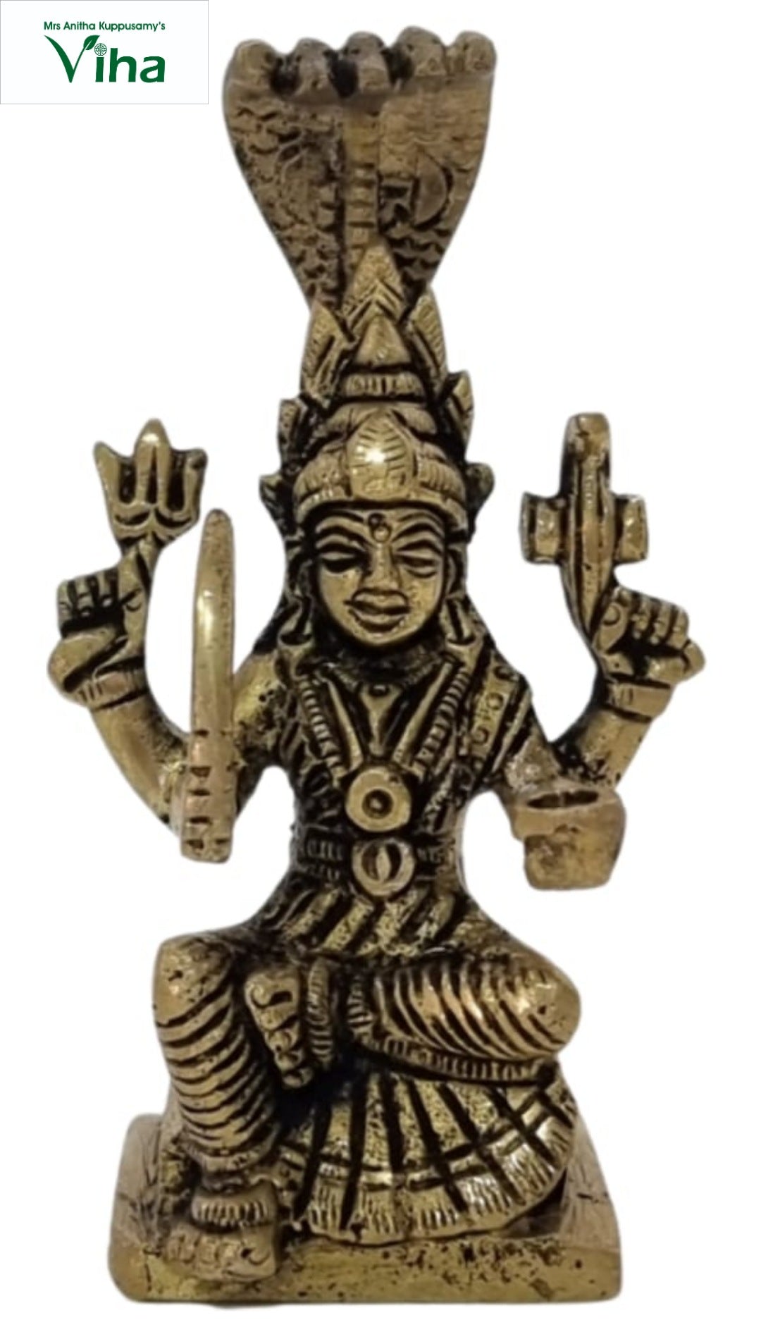 Karumariyamman Statue With 5 Face Snake – Viha Online