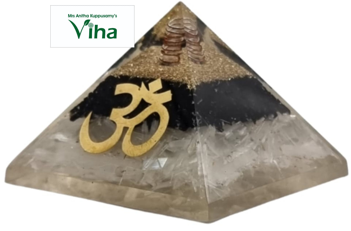 Black & White Vastu Pyramid with EMF Protection – Viha Online