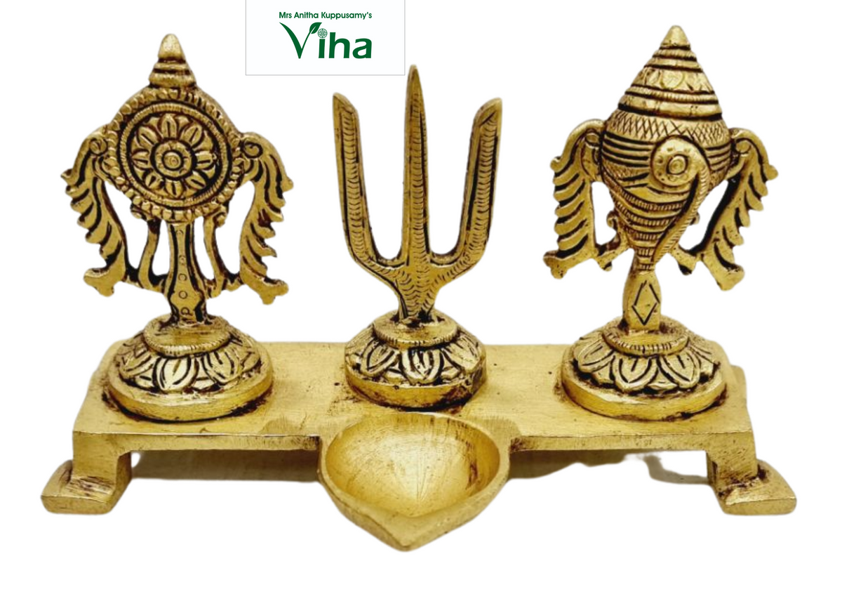 Sangu Chakra Nama Lamp Brass – Viha Online