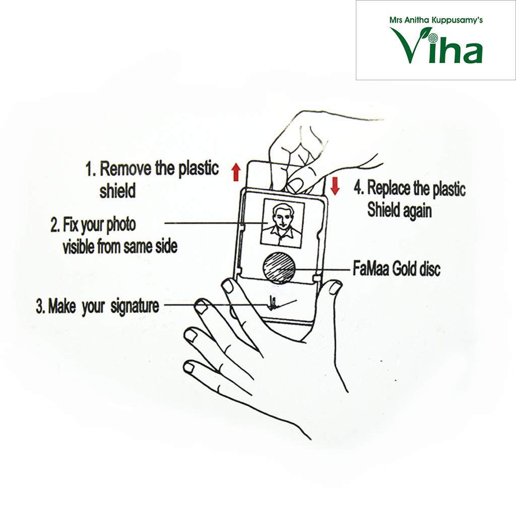 Pocket Size Pyra Card With Pyramid Yantra For Luck & Fortune – Viha Online